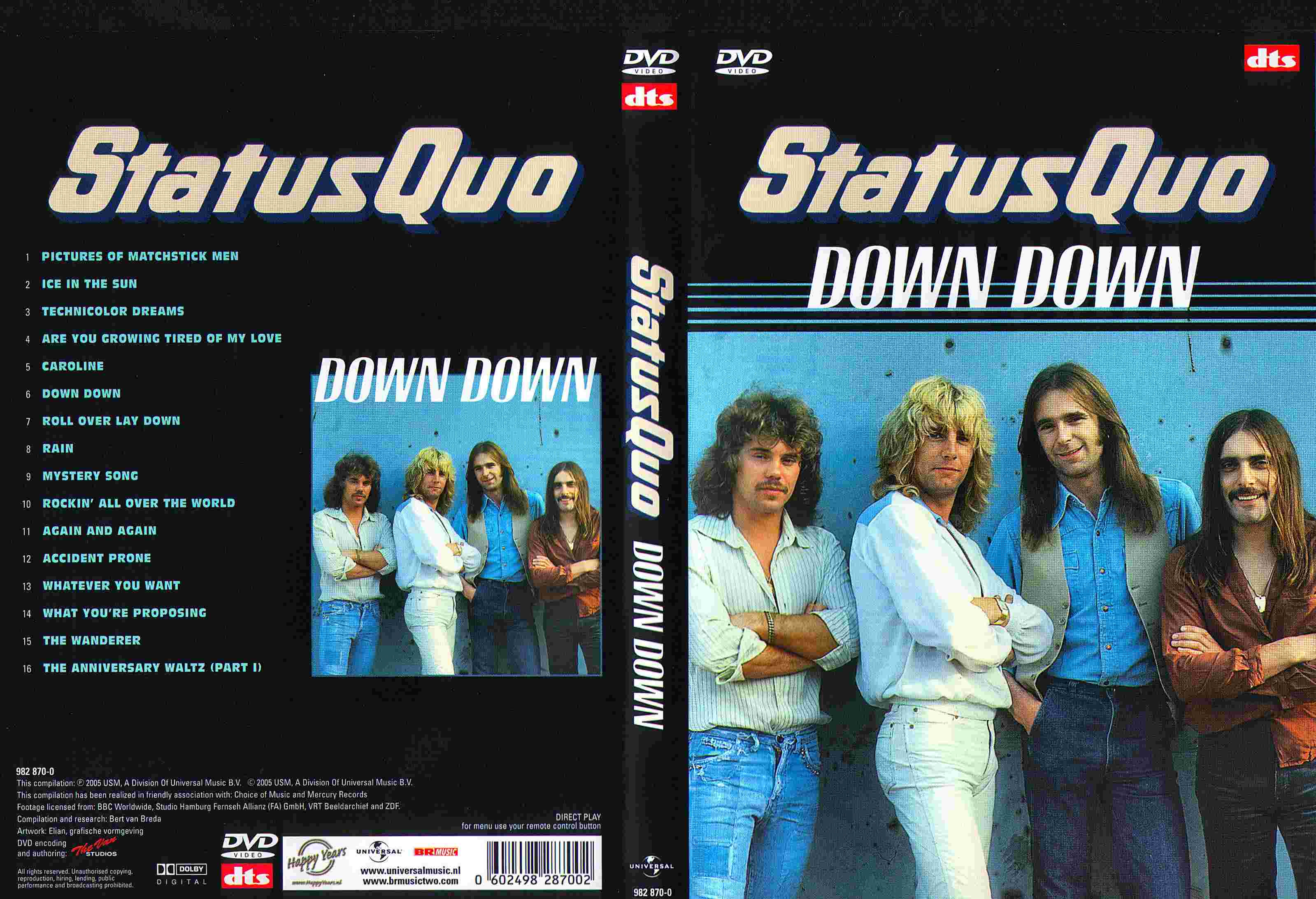 Status Quo Down Down : Front | DVD Covers | Cover Century | Over 1.000. ...